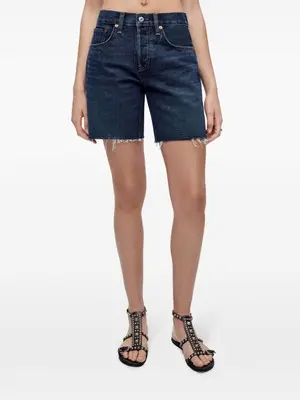 RE/DONE Raw-cut Denim Shorts