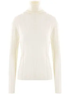 ALLUDE Ribbed-knit Jumper