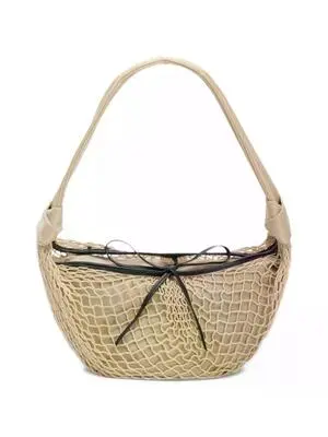 LEMAIRE Fortune Croissant Filt Bag - Neutrals