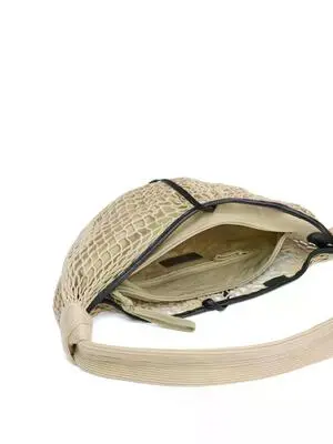LEMAIRE Fortune Croissant Filt Bag - Neutrals