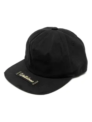 We11Done Logo-patched Baseball Cap - Black