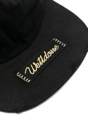 We11Done Logo-patched Baseball Cap - Black