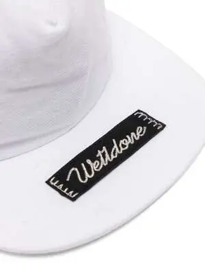 We11Done Logo-patched Baseball Cap - White