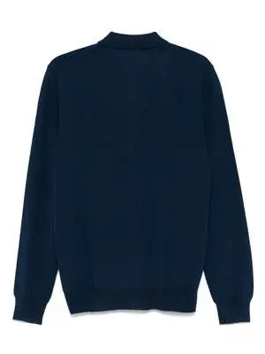 Corneliani Virgin Wool Polo Sweater