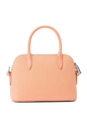 Lacoste Chantaco Leather Tote - Pink