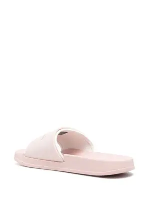 Calvin Klein Logo-embossed Slides - Pink