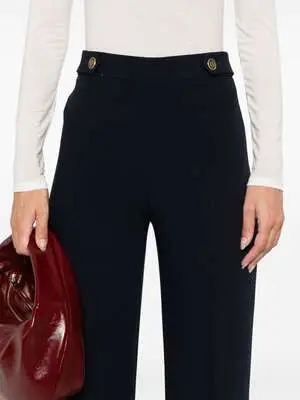TWINSET Cady High-waist Trousers