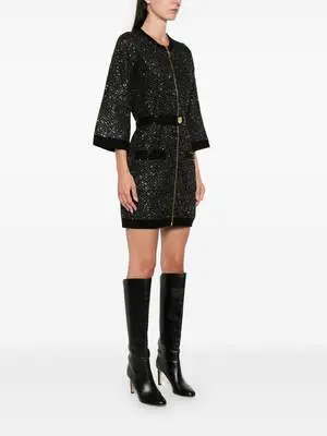 Elisabetta Franchi Sequin-embellished Mini Dress
