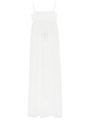 Jacquemus The Peplo Robe Dress - White