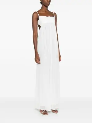 Jacquemus The Peplo Robe Dress - White