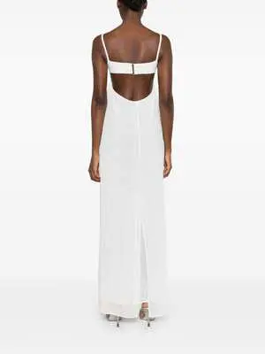 Jacquemus The Peplo Robe Dress - White