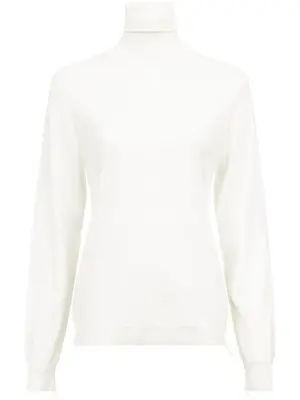 MAISON MARGIELA High-neck Merino-wool Sweater - White