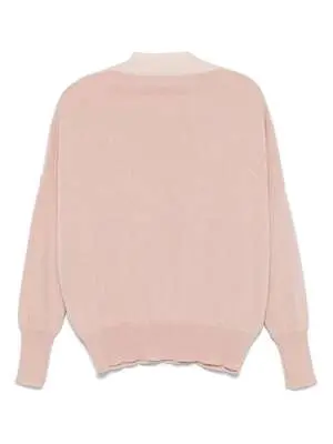 D.exterior Argyle-check Sweater - Pink