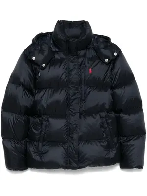 Polo Ralph Lauren Padded Hooded Puffer Jacket - Blue