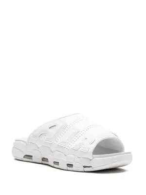 Nike More Uptempo Slides - White
