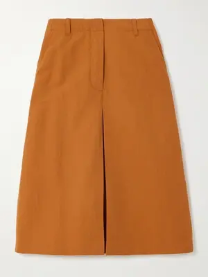 Twill Midi Skirts