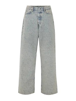 Acne Studios 1981 Denim-jacquard Low-rise Wide-leg Jeans