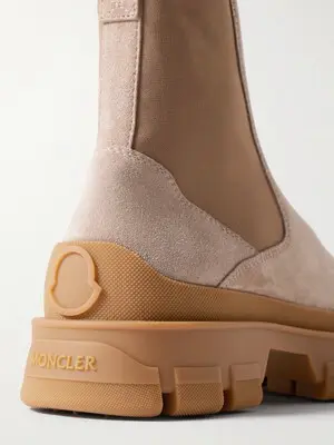 Moncler Hevea Suede Chelsea Boots