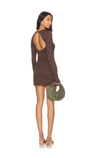 Free People Paulie Mini Dress - Hot Fudge