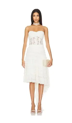 Rokh Twisted Knot Laced Corset