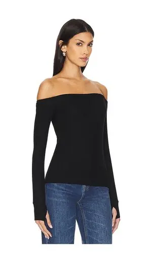 Michael Lauren Off-shoulder Long Sleeve Top