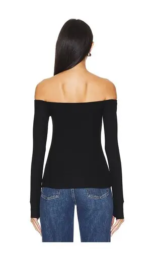 Michael Lauren Off-shoulder Long Sleeve Top