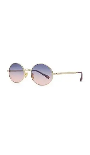 Chloé Aly Sunglasses - Gold & Blue