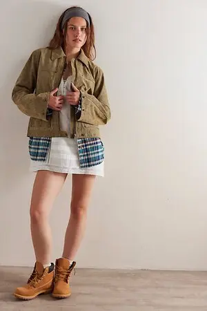 Free People We The Free Blair Vegan Suede Jacket - Coriander