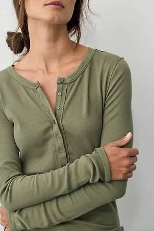 Free People We The Free Henley - Capulet Olive