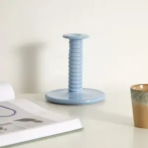 HAY Barro Candleholder - Light Blue
