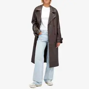 Good American Uniform Trench Coat