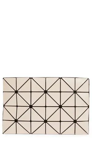 Issey Miyake Bao Bao Issey Miyake Lucent Zip Pouch Beige