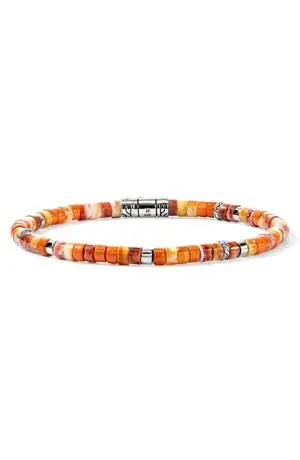 John Hardy Heishi Bracelet - Orange