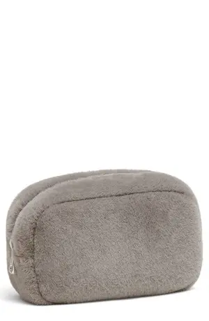 Apparis Apparis Noor Faux Fur Pouch Granite
