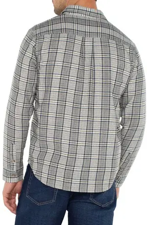 LIVERPOOL Plaid Double Pocket Button-up Shirt