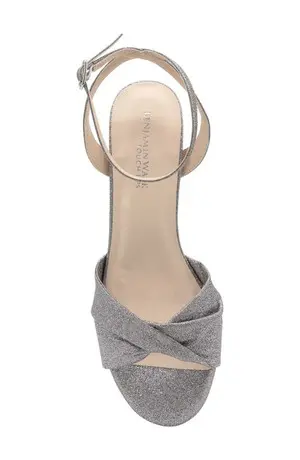TOUCH UPS Hope Ankle Strap Sandal - Pewter