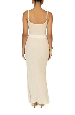JLUXLABEL Serena Metallic Rib Knit Set