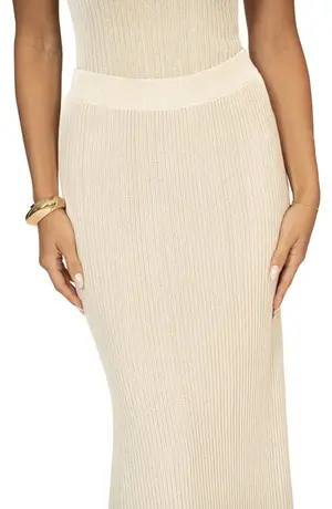 JLUXLABEL Serena Metallic Rib Knit Set