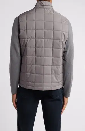 Johnston & Murphy Quilted Vest - Gray