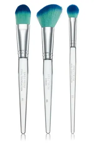 SPECTRUM Brush Club The Face 3-piece Makeup Brush Set - Blue