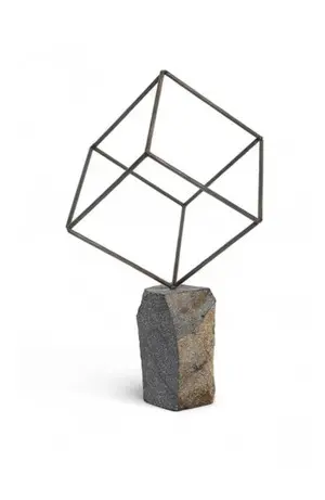 MESO GOODS Single Cube Sculpture - Brown