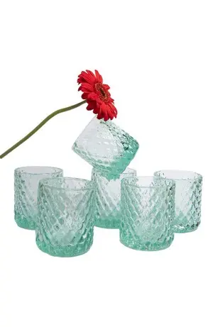 ZORRO Y JAGUAR Bruma Glassset Of 2 - Turquoise