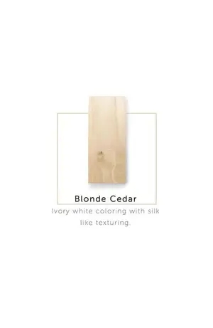 ITZA WOOD Long Serving Board - Blonde Cedar - Long