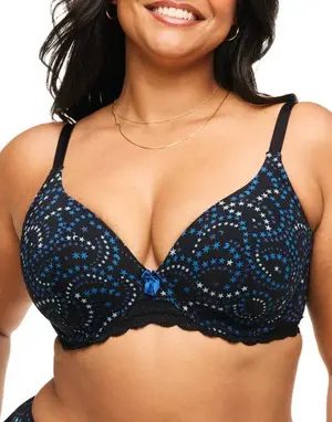 ADORE ME Nare Contour Full Coverage Bra Novelty Black