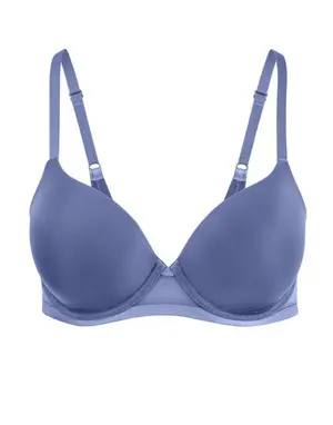 ADORE ME Elora Push Up Plunge Bra - Dark Blue