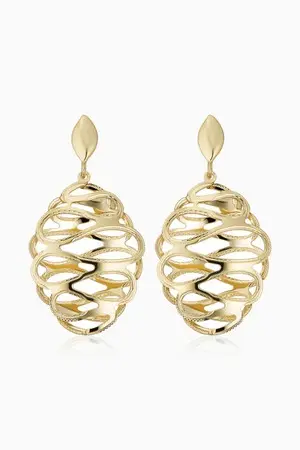 Oradina Gold Earrings