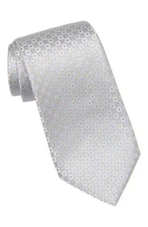 ELIZABETTA Elizabetta Ravenna Jacquard Neck Tie Pale Blue