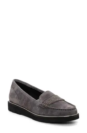 ARA Daffodil Moc Toe Loafer - Grey