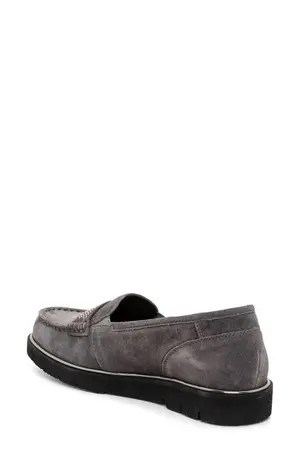 ARA Daffodil Moc Toe Loafer - Grey