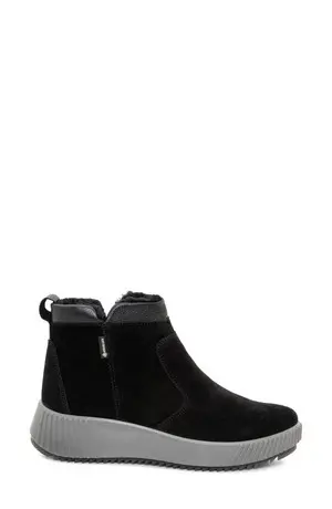 ARA Dahlia Waterproof Faux Fur Lined Sneaker - Black